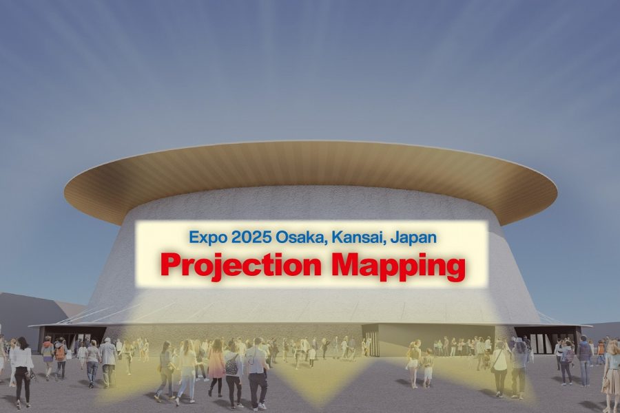 Projection Mapping on EXPO Hall “Shining Hat” Every Night During the Expo Period! | Expo 2025 ...